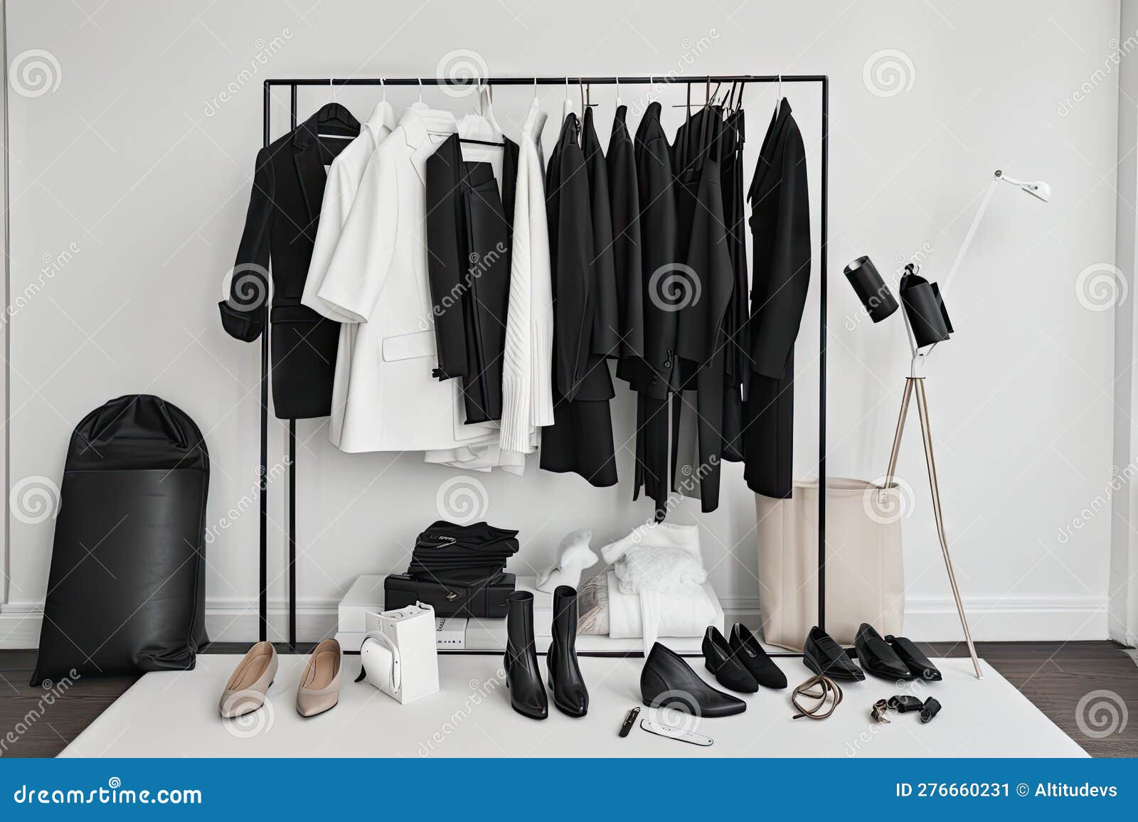 Minimalist Wardrobe with a Mix of Sleek, Clean Pieces and Statement ...