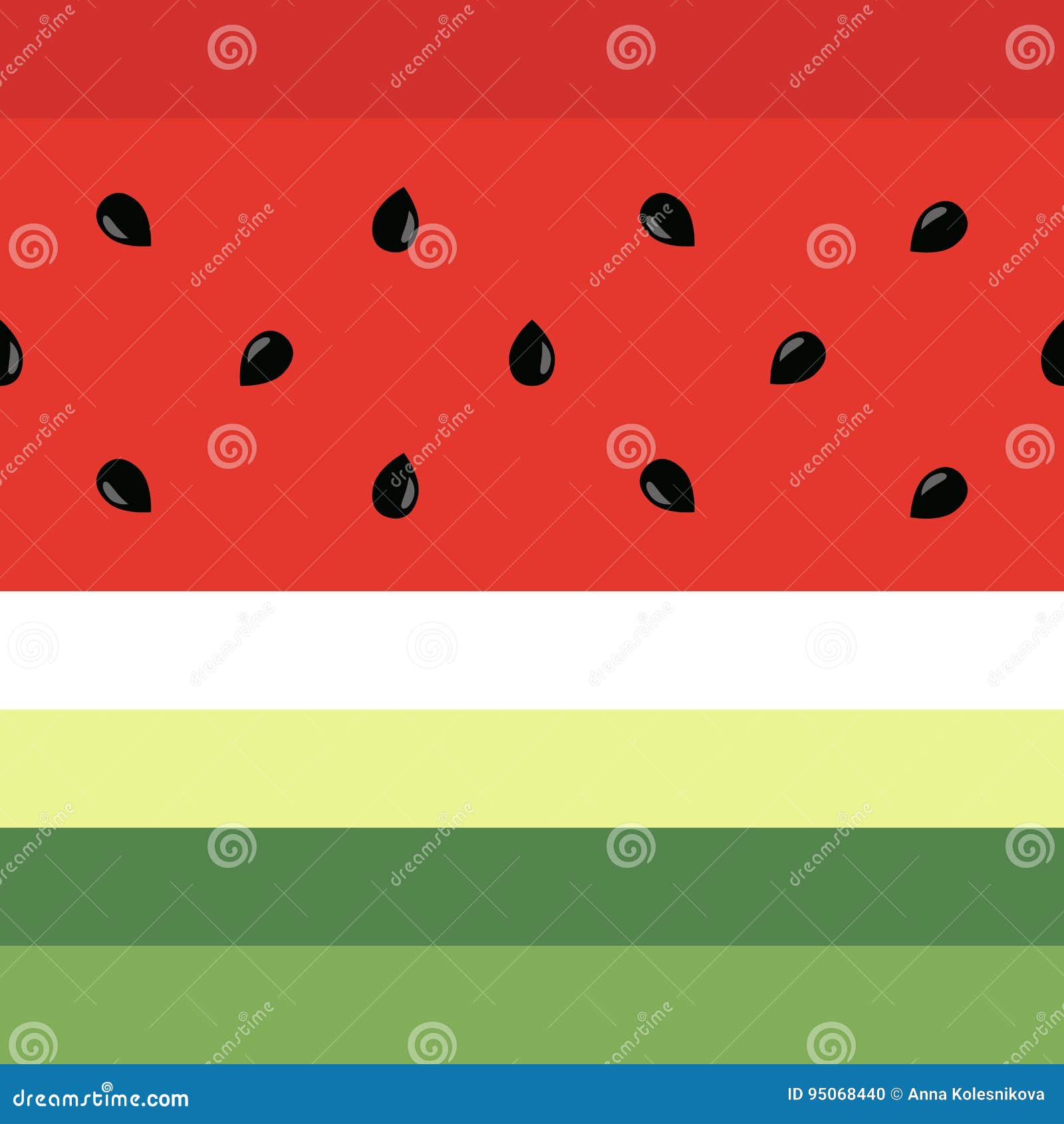 Minimalist Watermelon High Quality Seamless Pattern. Cute Seamless ...
