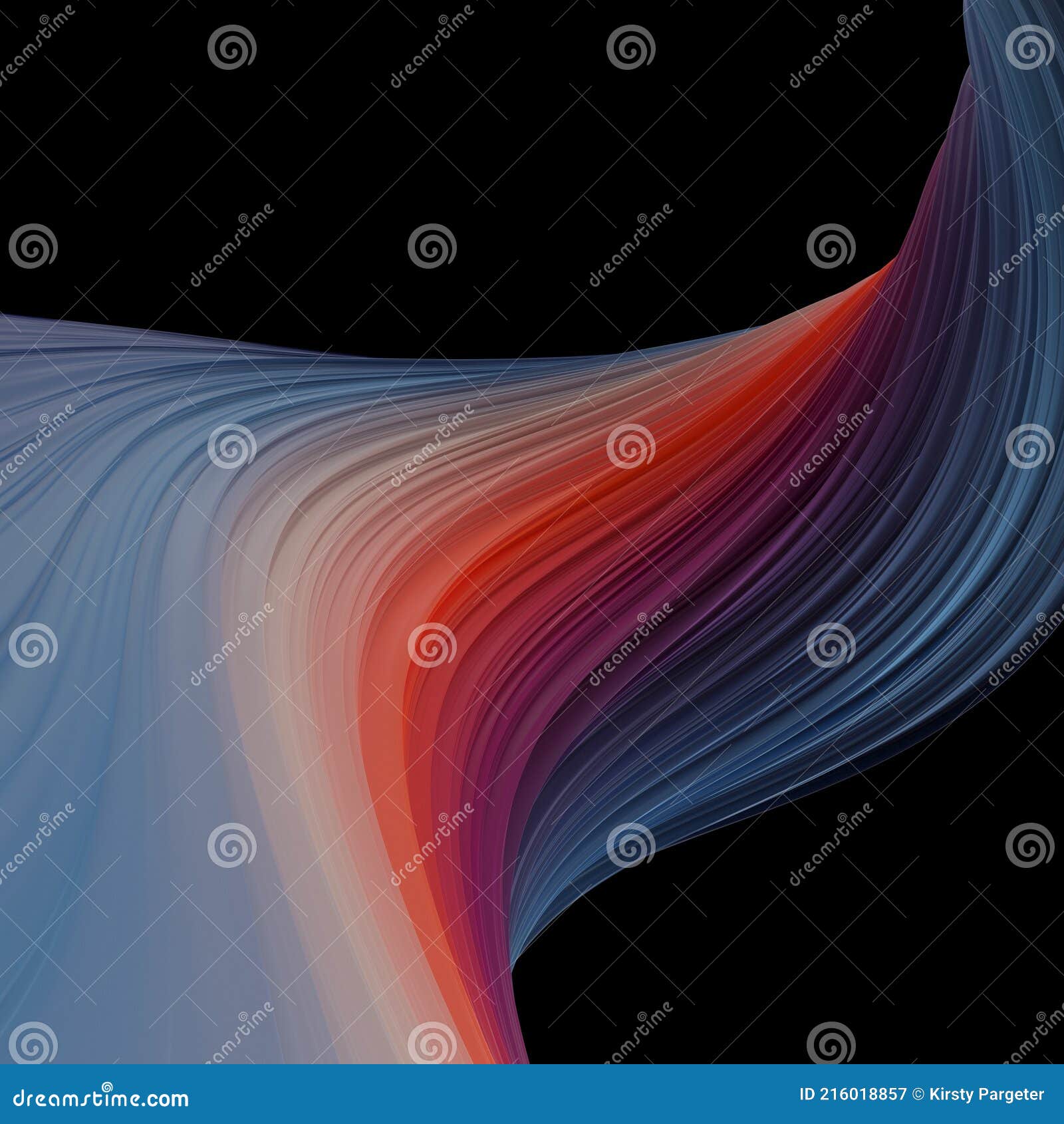 Minimalist Wave Design with Colorful Shapes and Lines Stock ...