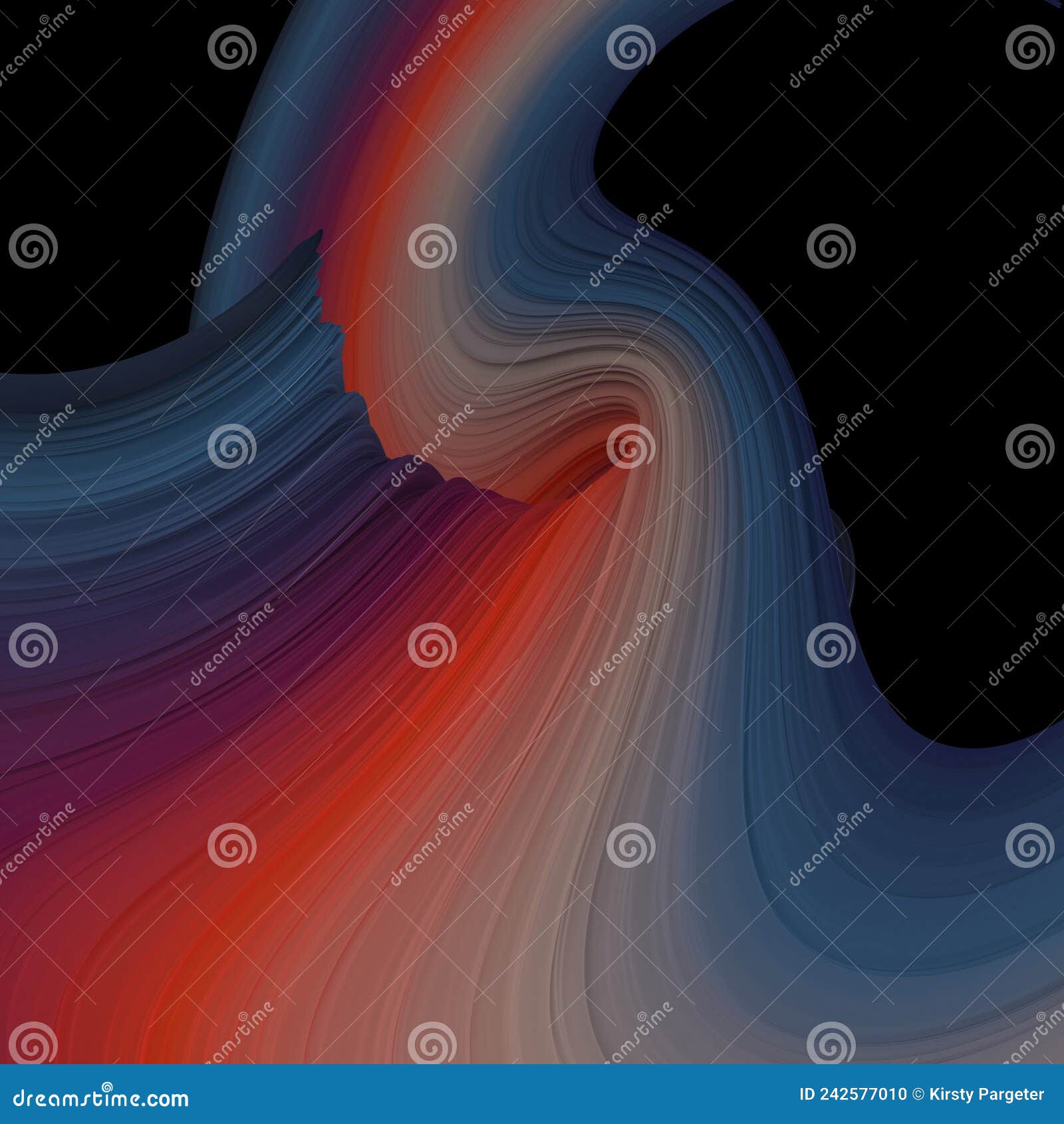 Minimalist Wave Design with Colorful Shapes and Lines Stock ...