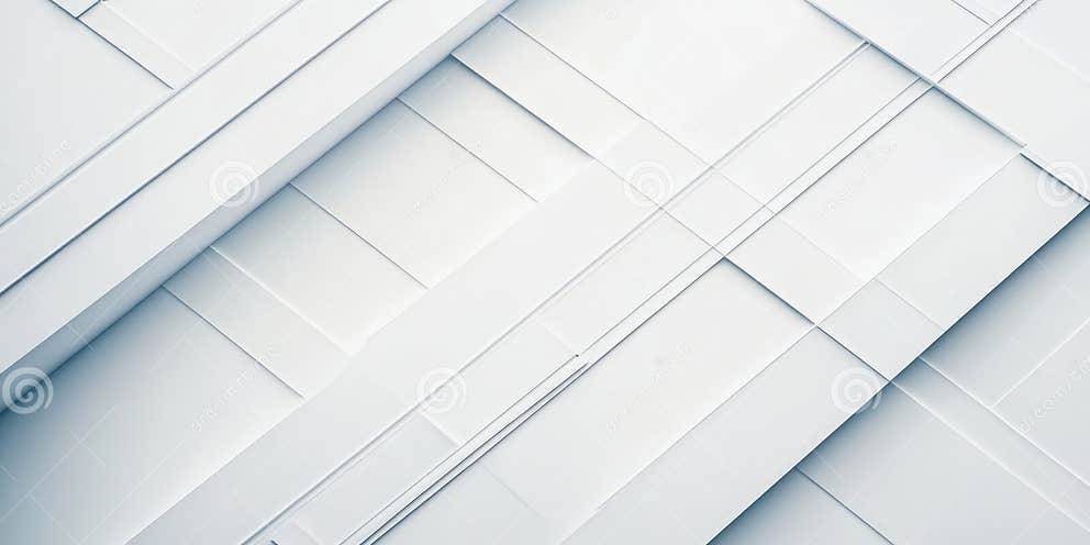 A Minimalist White Background with Sharp Diagonal Lines Crossing Each ...