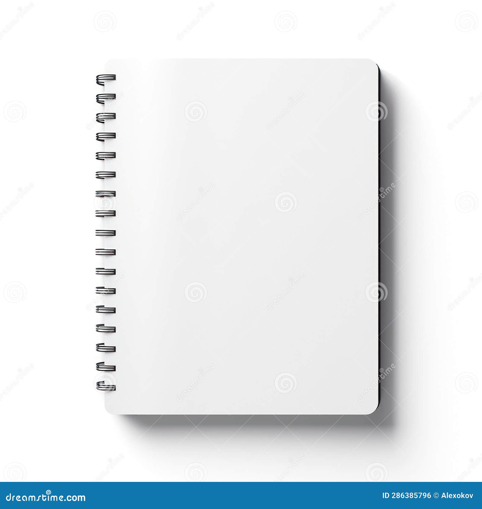 Minimalist White Background with Simple Notebook AI Generated Stock ...