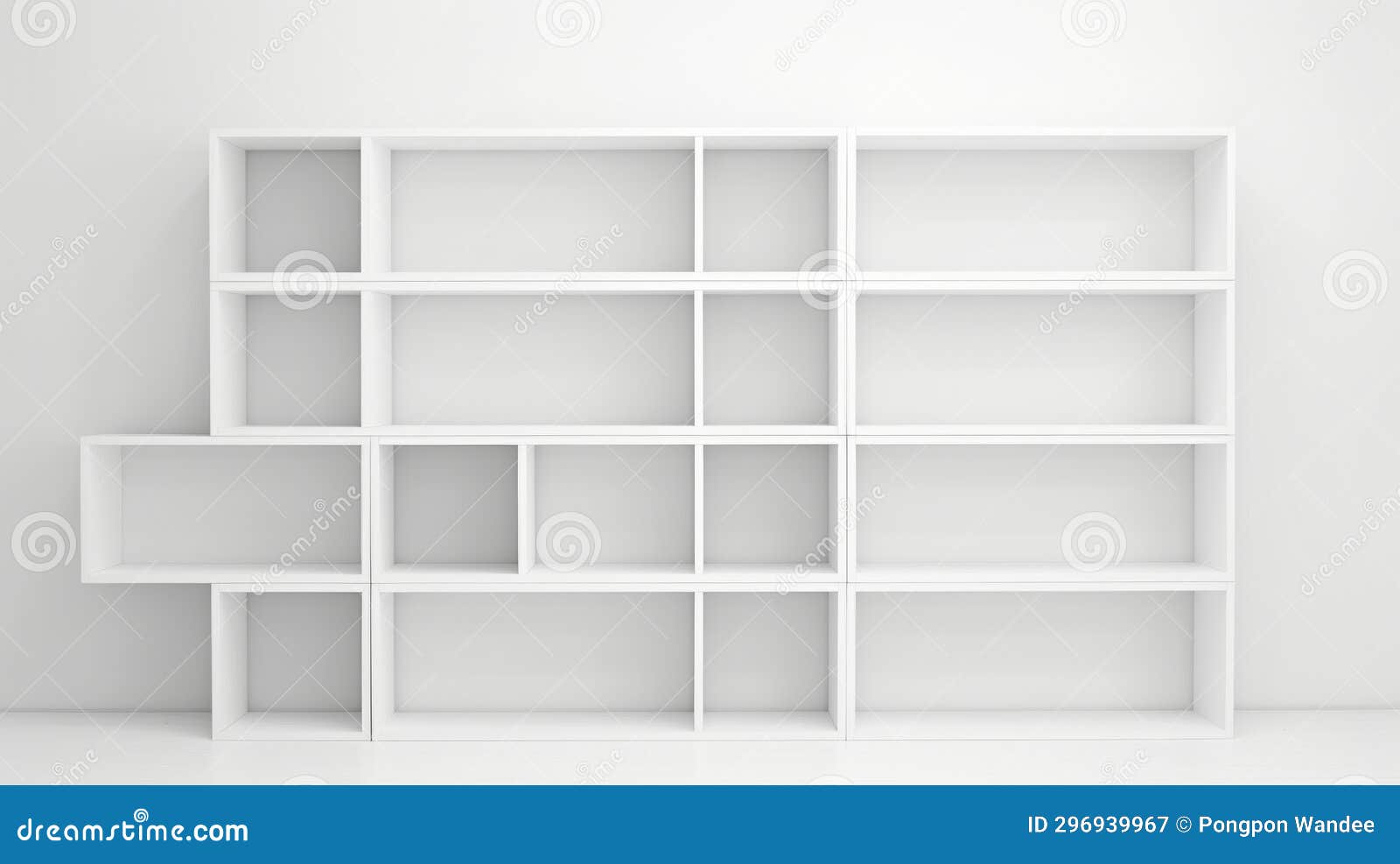 Minimalist White Bookshelf an Elegant, Modern White Bookshelf with ...