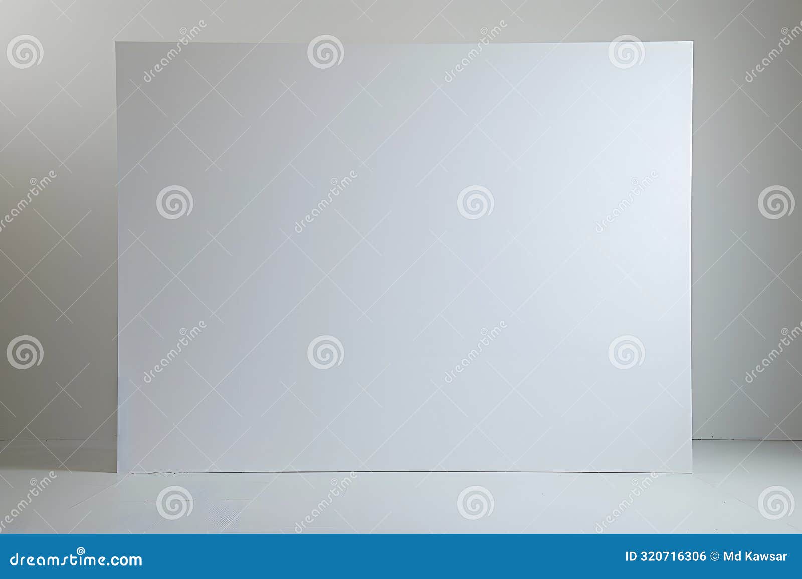 Minimalist White Canvas Background for Mockups Stock Illustration ...