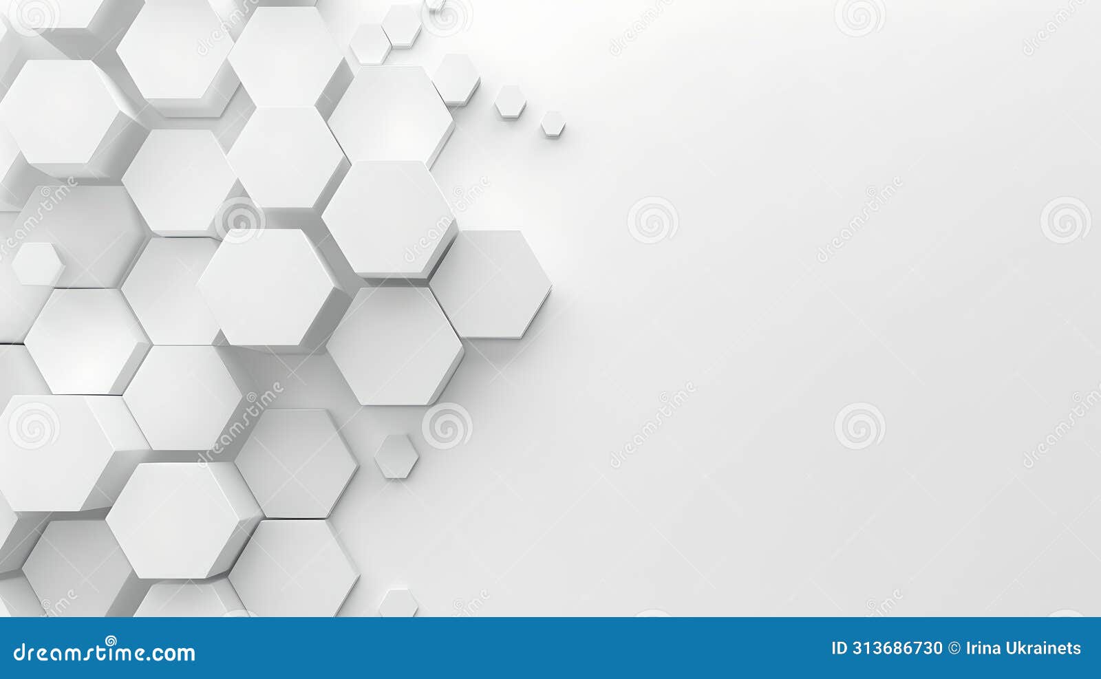 Minimalist White Hexagonal Pattern Layout for Designers and Architects ...