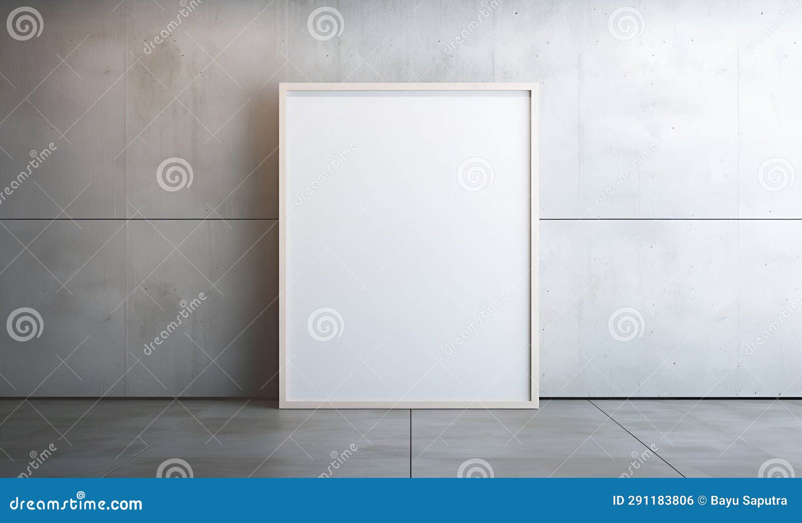 Minimalist White House Interior with Large, Plain White Wall Frames, Ai ...