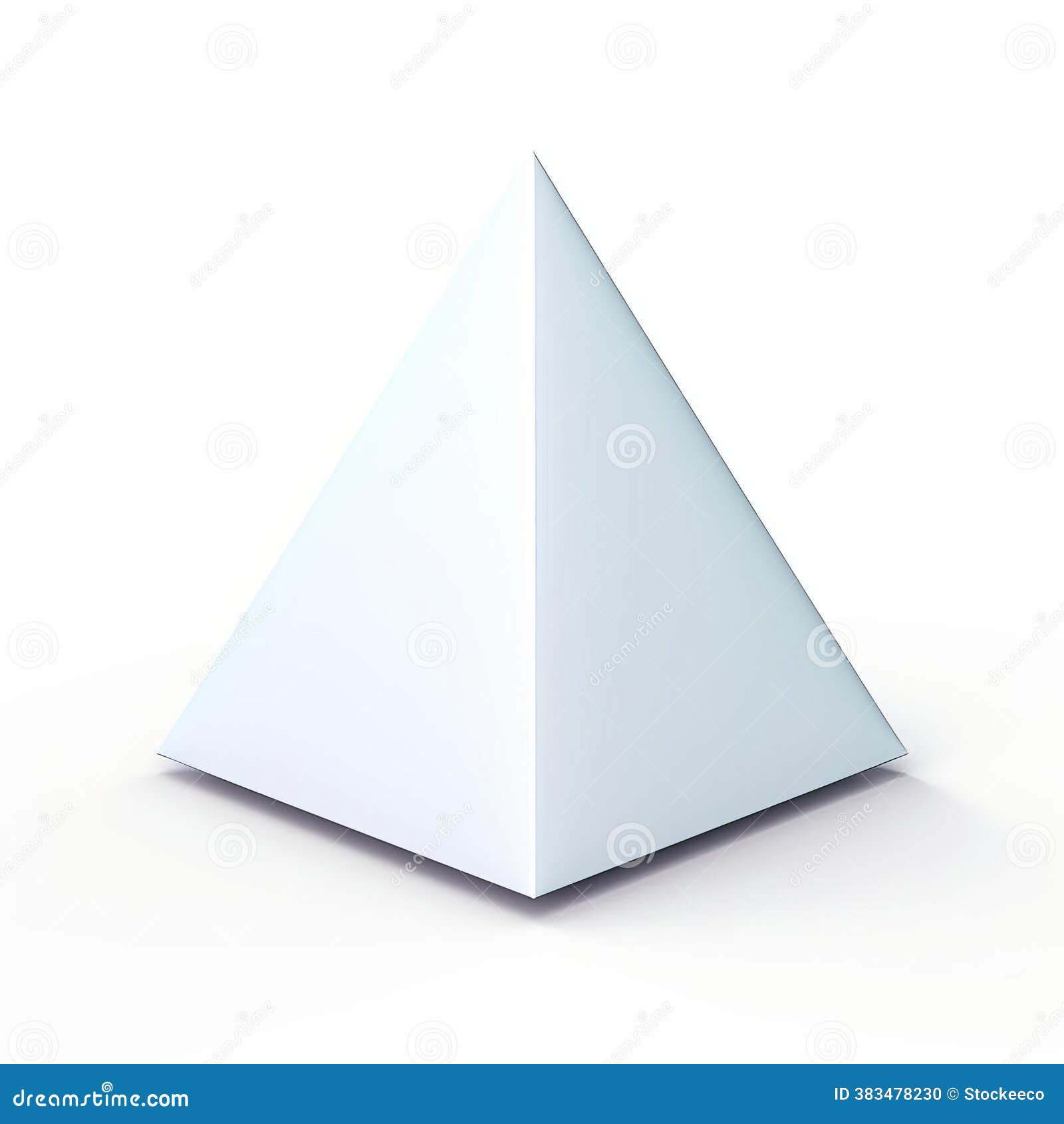 Frustum Of Pyramid. Sketch, Hand Drawing. Black Outline On White ...