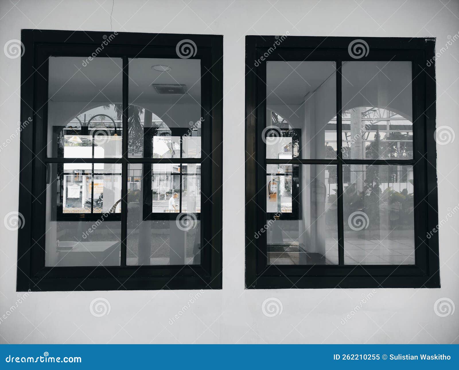 Minimalist Window in the Middle of the City Stock Image - Image of ...