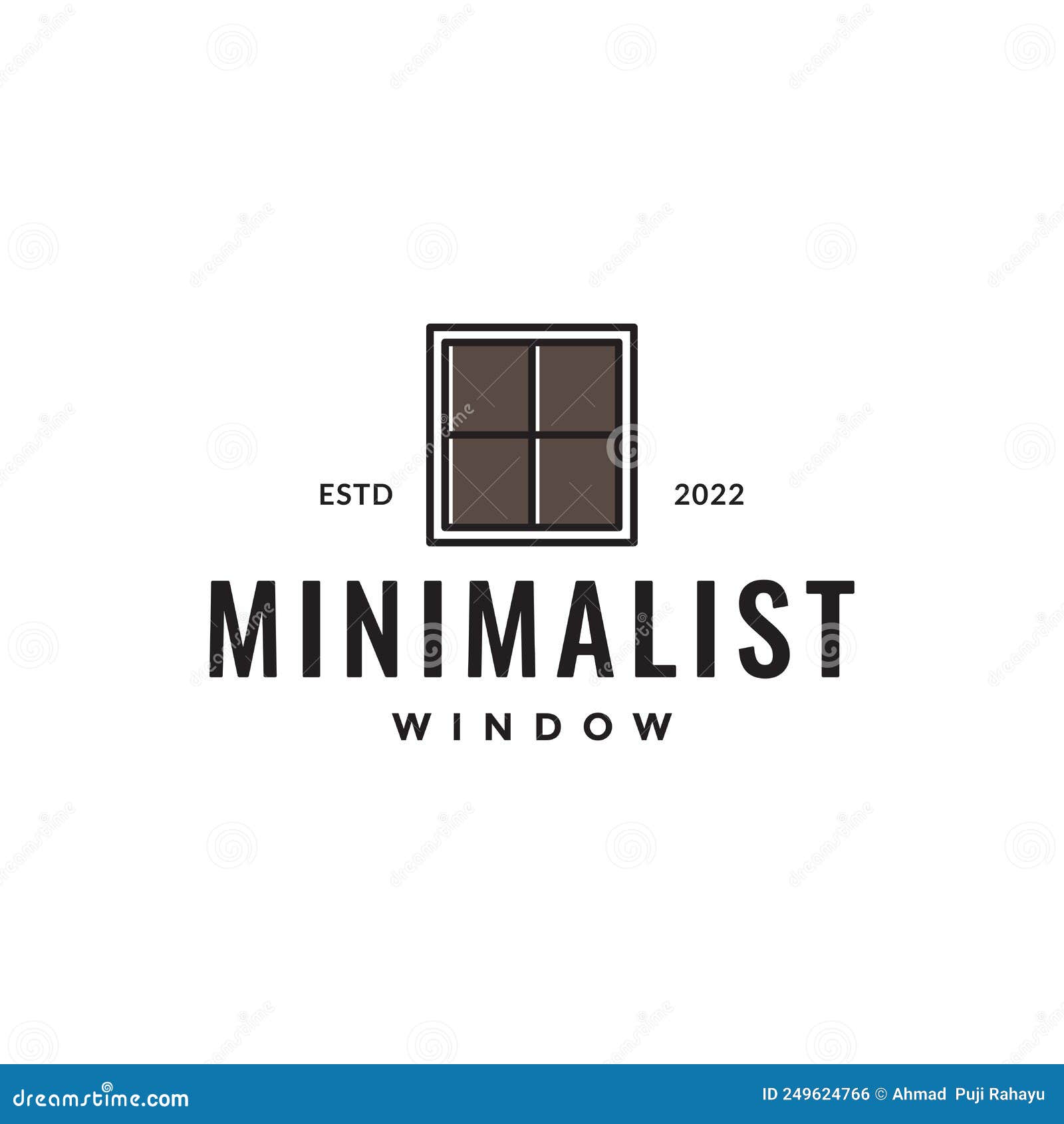 Minimalist Window Square Line Logo Design Vector Graphic Symbol Icon ...