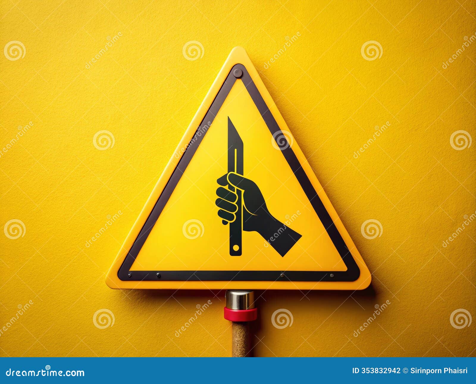 Prevent Workplace Injuries a Minimalist Warning Sign Highlights the ...