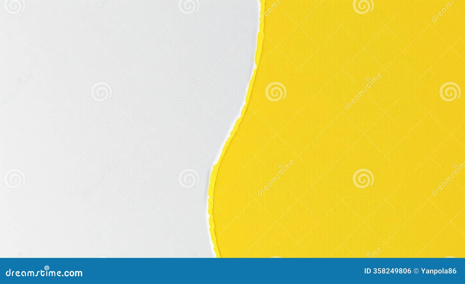 Minimalist Yellow and White Abstract Design with Curved Edges Stock ...