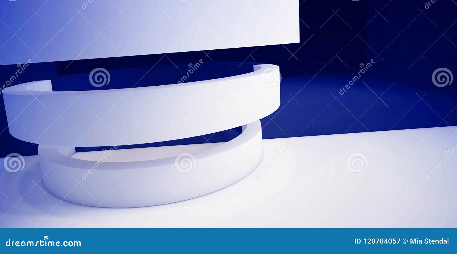 Minimalistic, Abstract Background with an Arch. 3d Render, Minimal ...