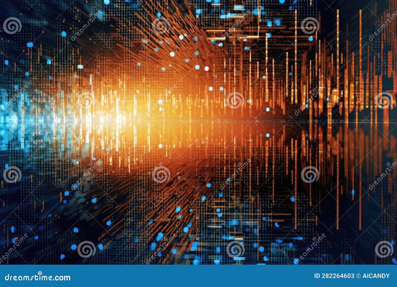 Minimalistic Abstract Background With Circuitry Patterns And Binary Code Symbolizing The