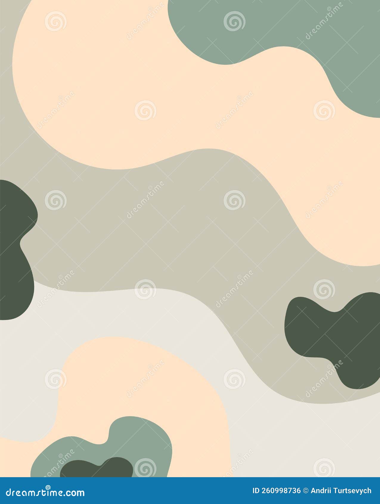 Minimalistic Vector Abstract Background in Earthy Tones Stock Vector ...