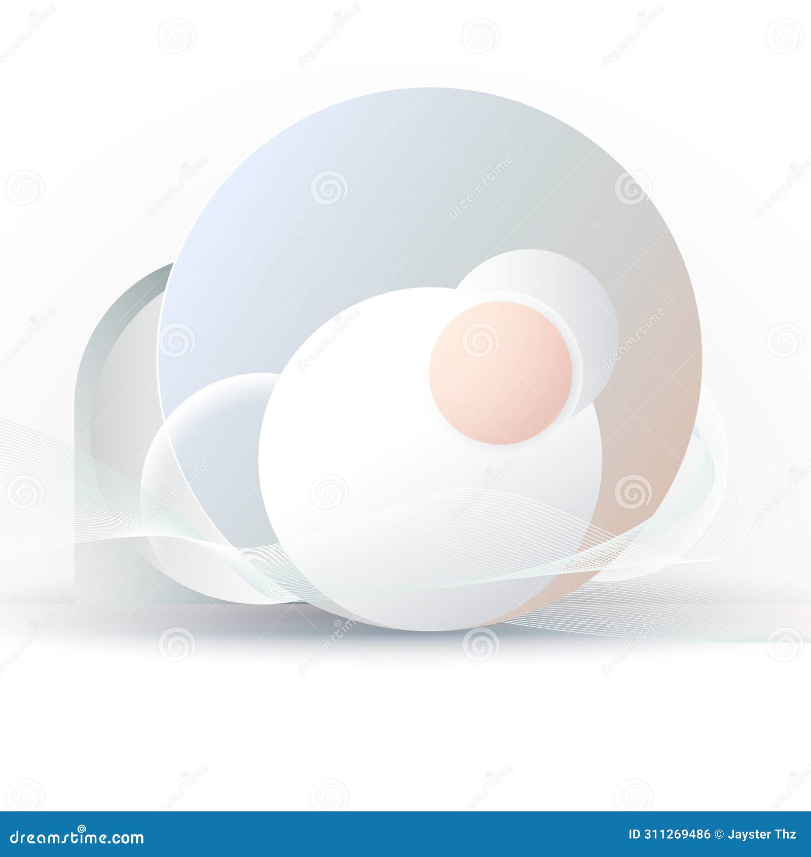 A Minimalistic Abstract Background, Geometric Shapes with Ample White ...
