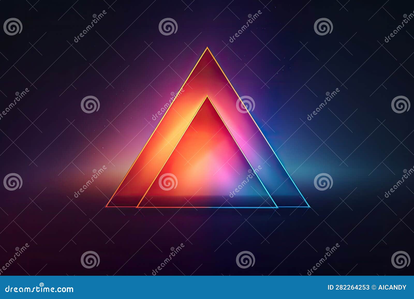 Minimalistic Abstract Background with a Gradient Triangle, Symbolizing ...