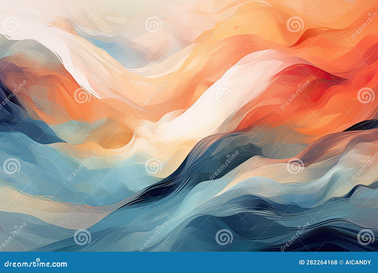 Minimalistic Abstract Background with a Single Brushstroke ...