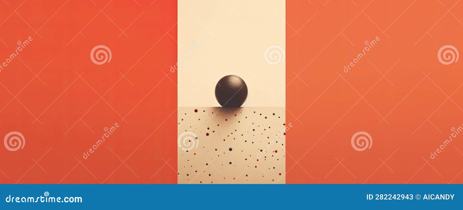 Minimalistic Abstract Background with a Single Dot, Representing a ...