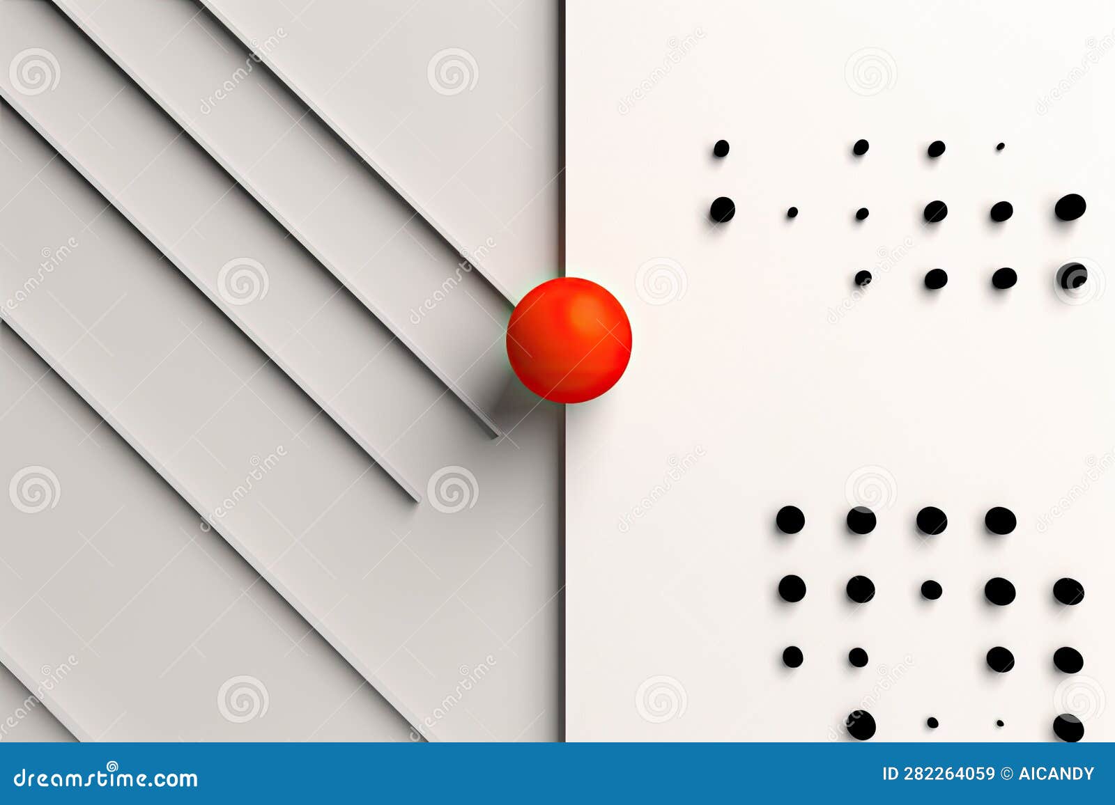 Minimalistic Abstract Background with a Single Dot, Representing a ...