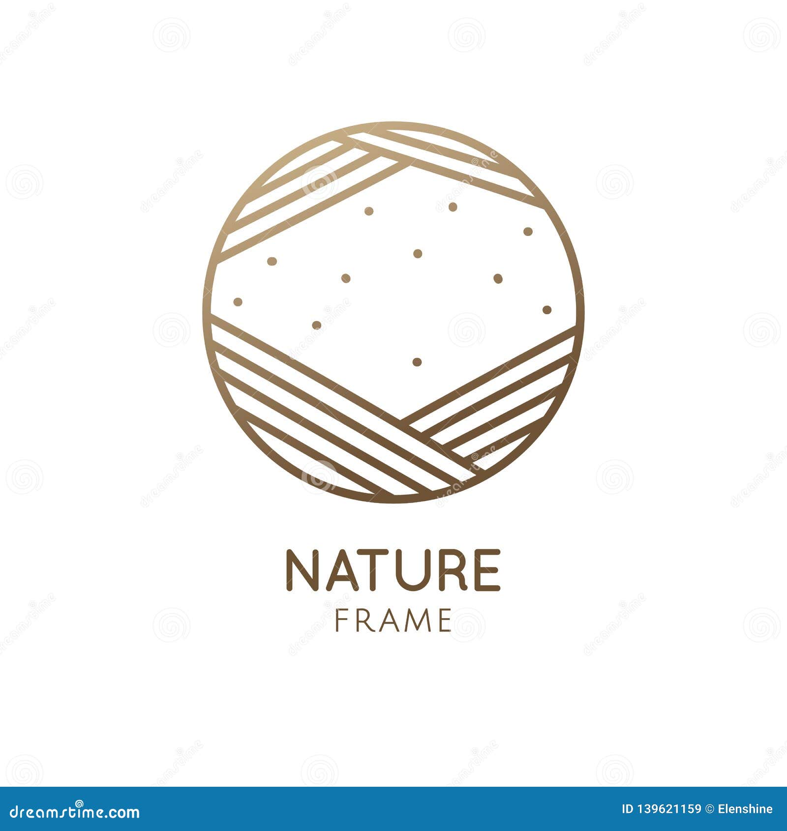 Minimalistic Abstract Frame Logo Stock Vector - Illustration of ...