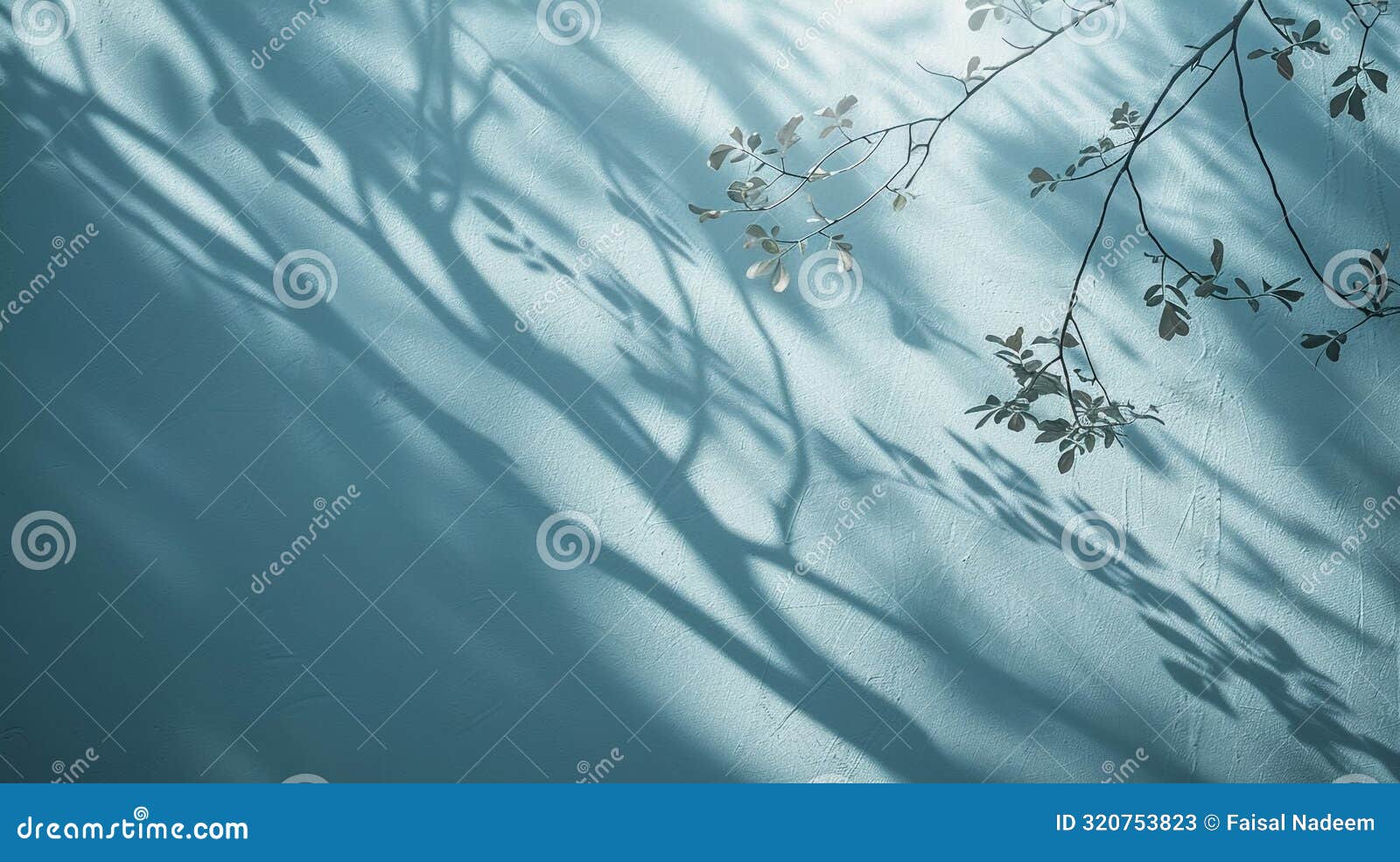 Minimalistic Abstract Gentle Light Blue Background for Product ...