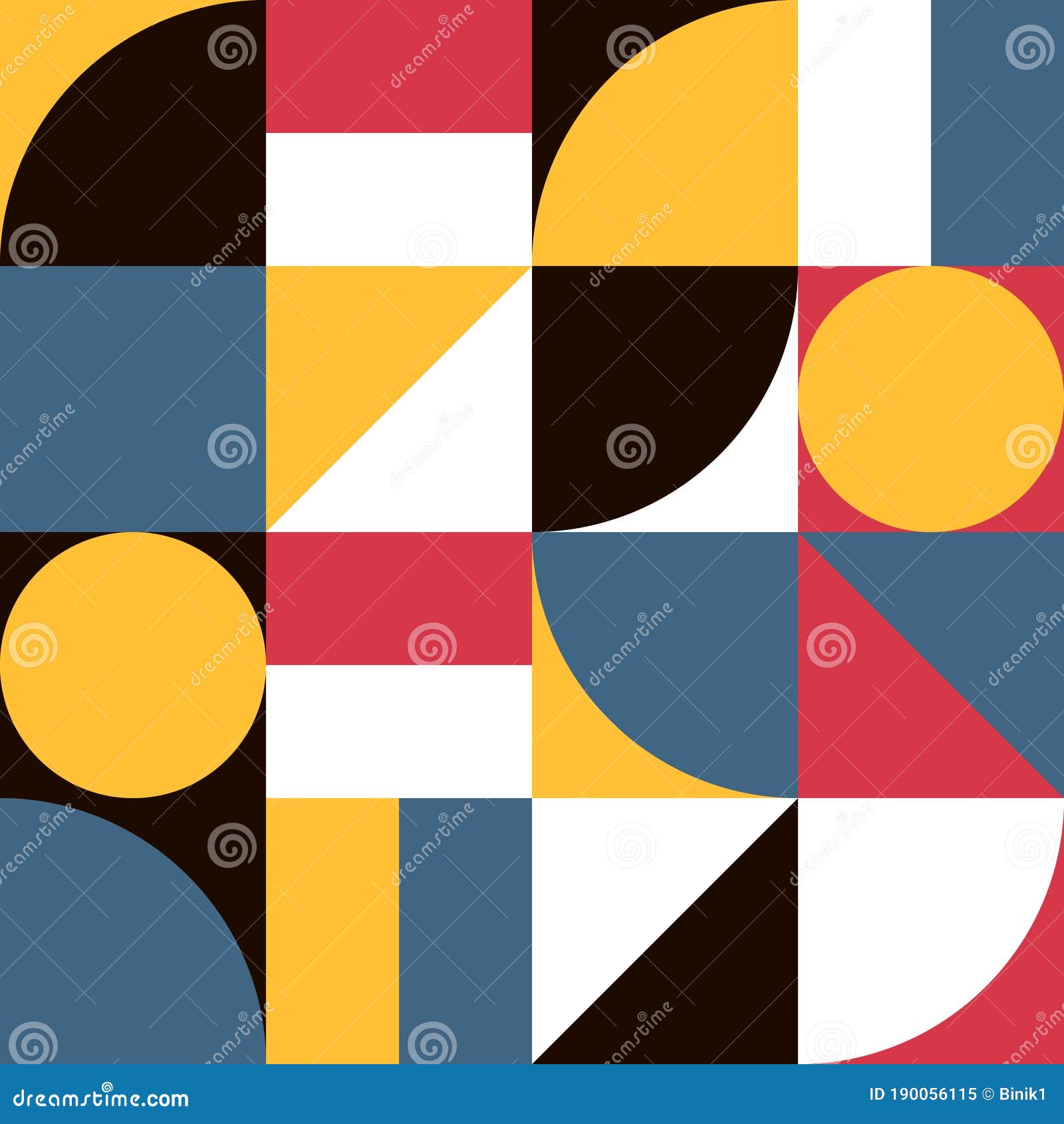 Minimalistic Abstract Geometry Artwork Vector Simple Seamless ...