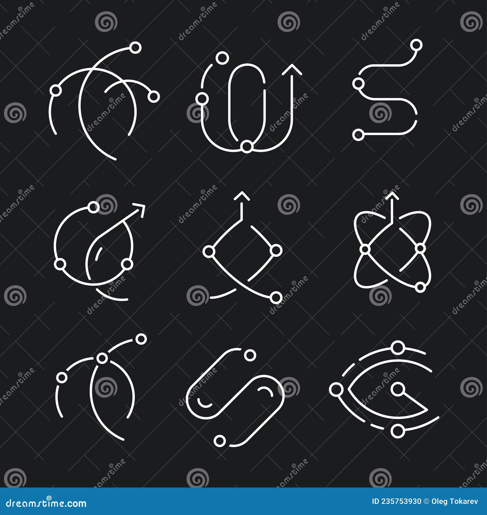Minimalistic Abstract Icons Stock Vector - Illustration of graphic ...