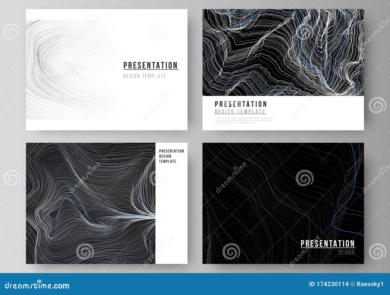 The Minimalistic Abstract Vector Illustration of the Editable Layout of ...