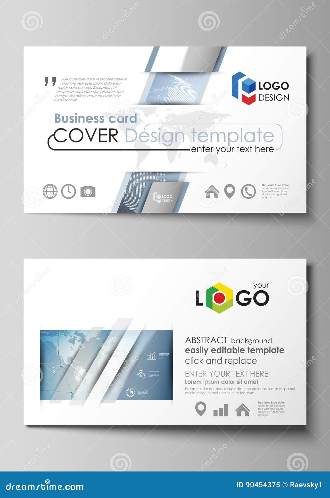 The Minimalistic Abstract Vector Illustration of the Editable Layout of ...