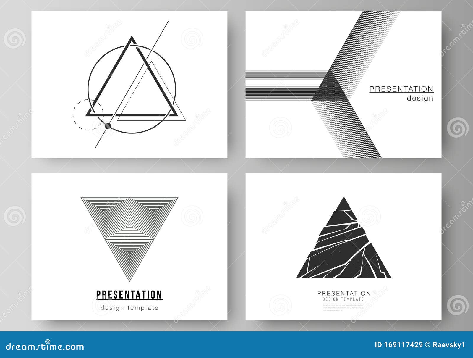 The Minimalistic Abstract Vector Illustration Layout of the ...
