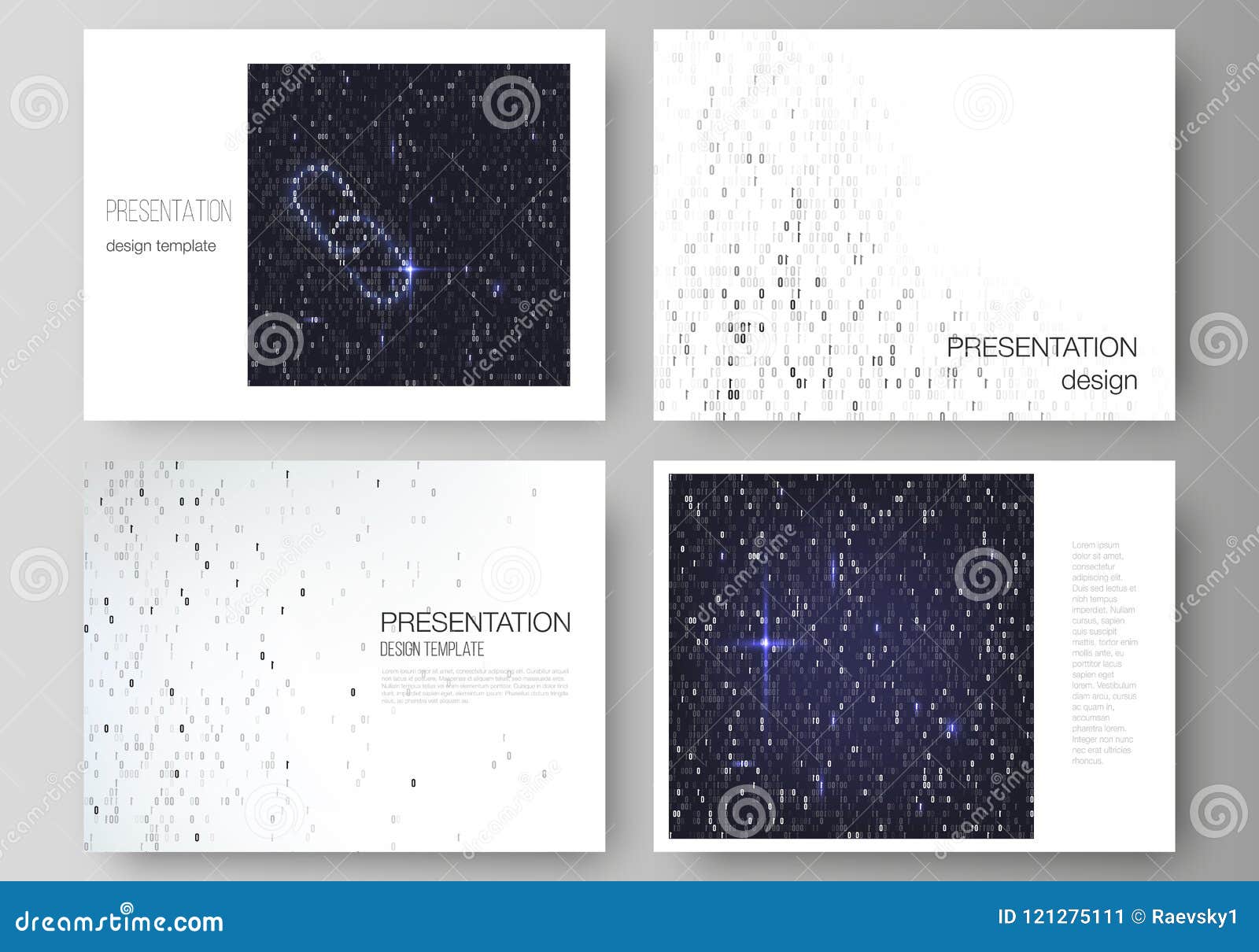 The Minimalistic Abstract Vector Layout of the Presentation Slides ...