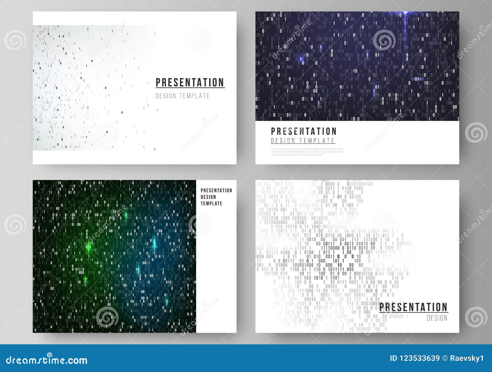 The Minimalistic Abstract Vector Layout of the Presentation Slides ...