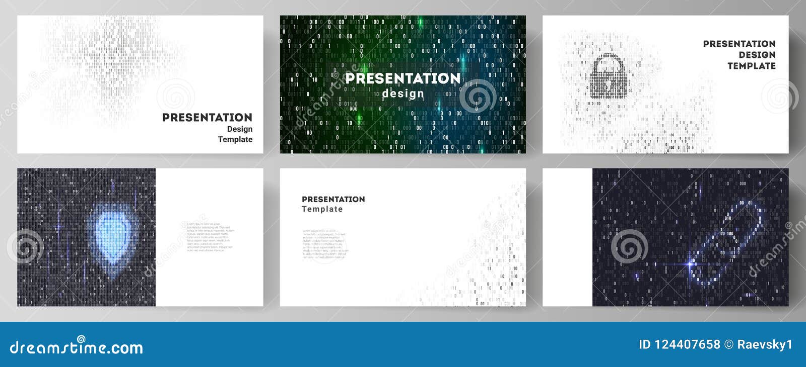 The Minimalistic Abstract Vector Layout of the Presentation Slides ...