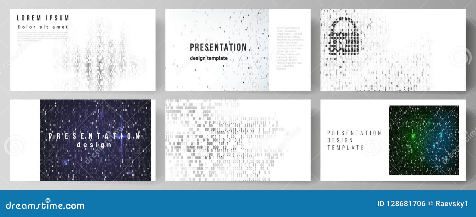 The Minimalistic Abstract Vector Layout of the Presentation Slides ...
