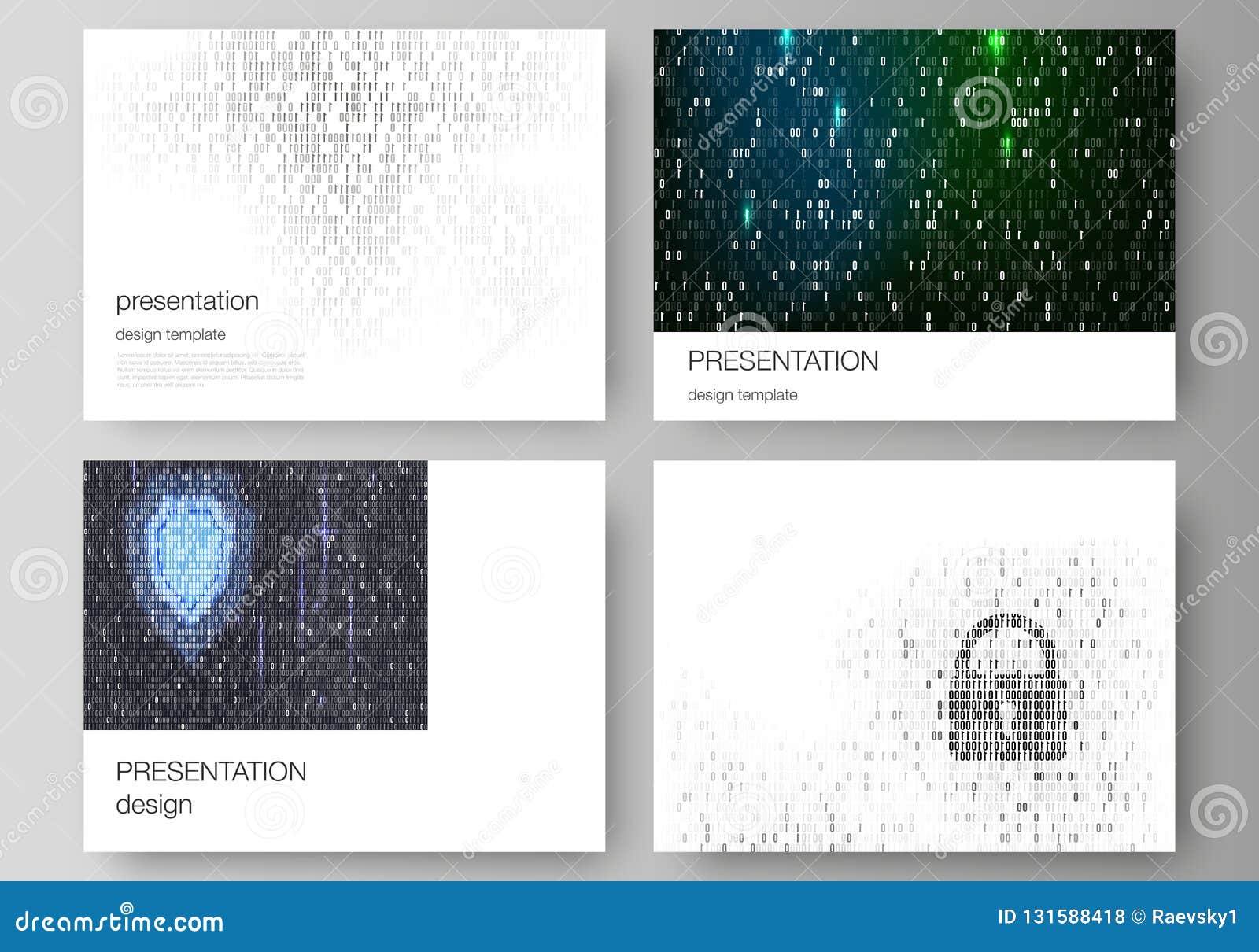 The Minimalistic Abstract Vector Layout of the Presentation Slides ...
