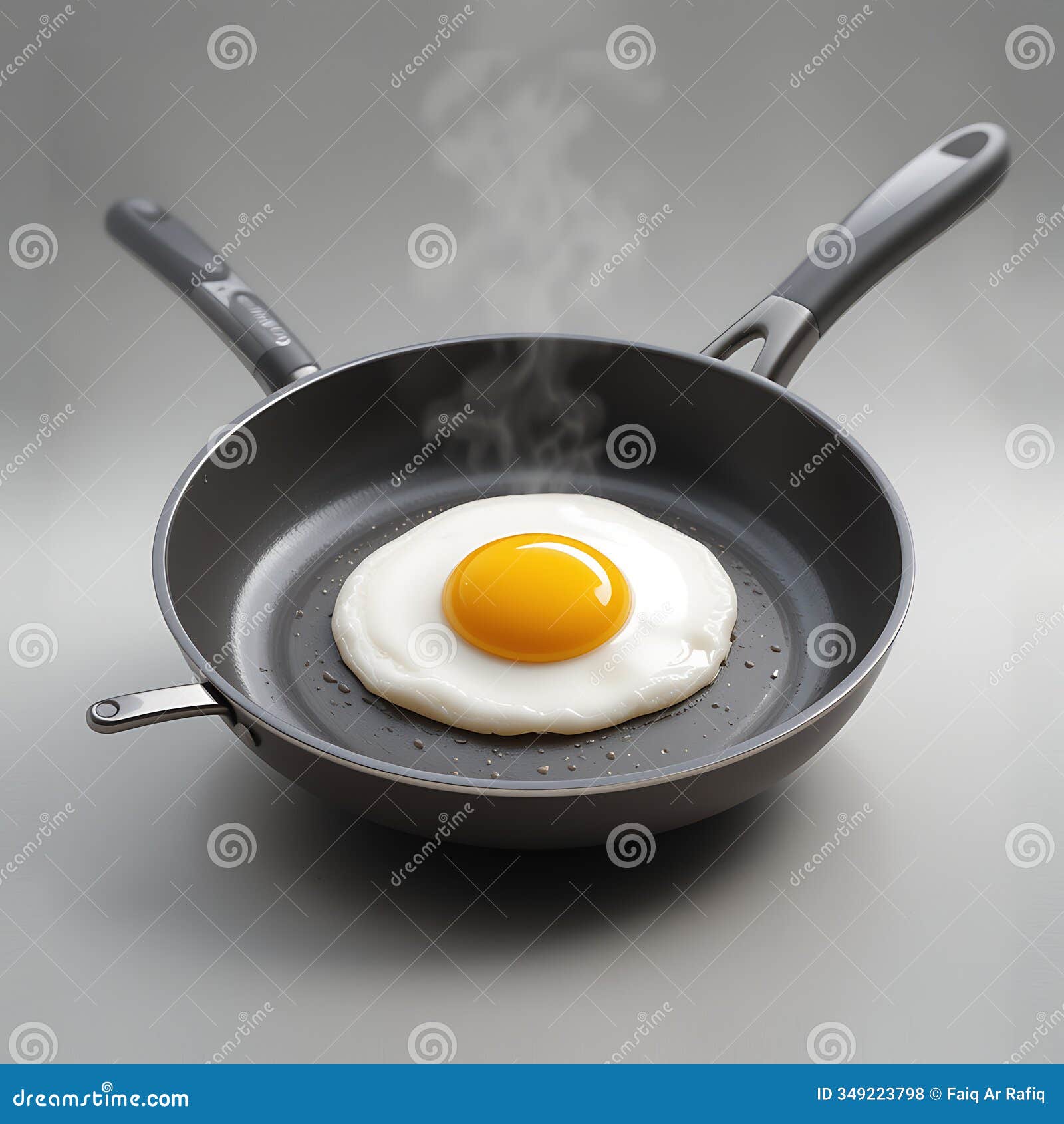 Minimalistic Animation of a Fried Egg AI Generated. Minimalistic ...