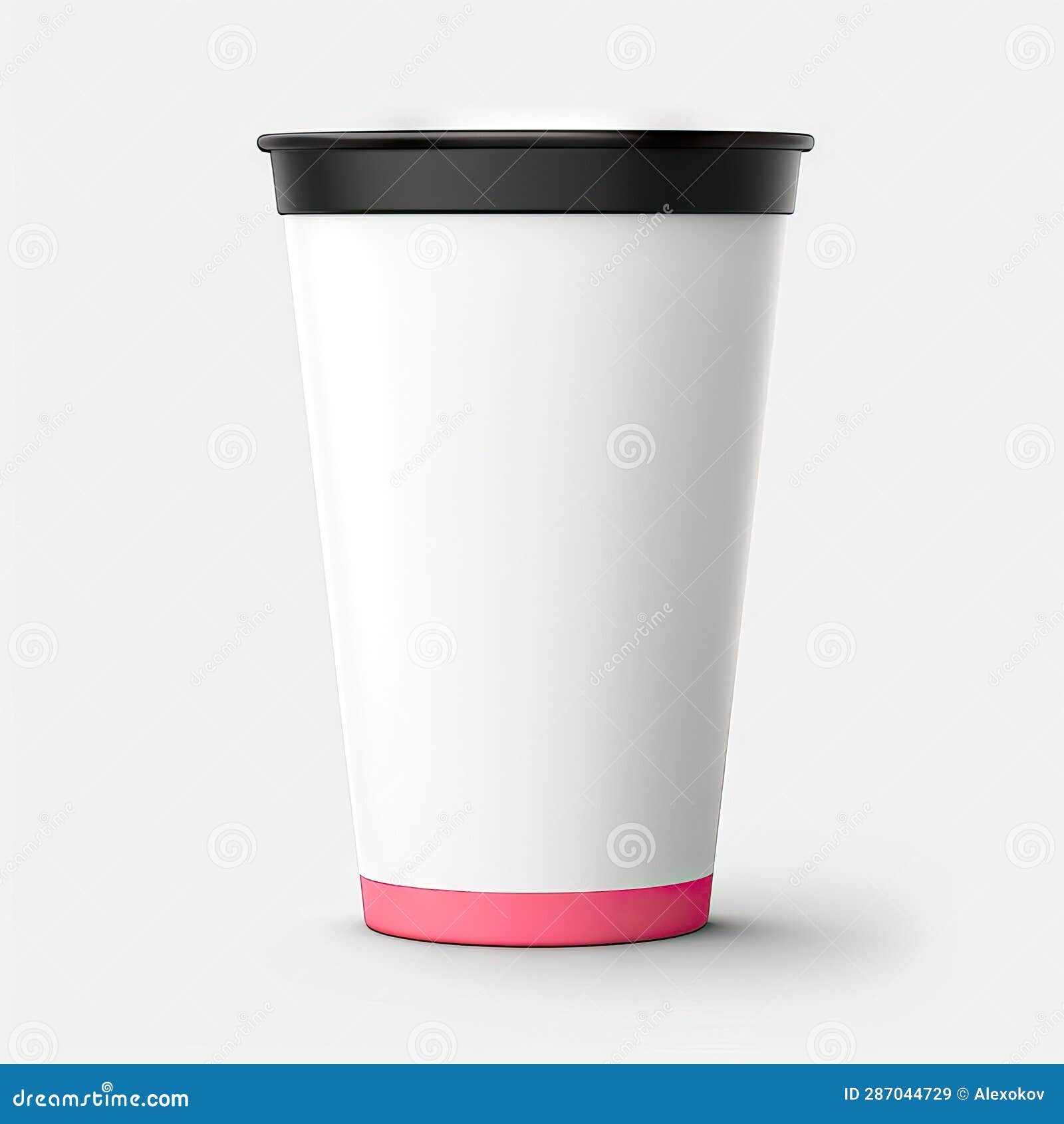 Minimalistic Animation of Plastic Cup AI Generated Stock Illustration ...
