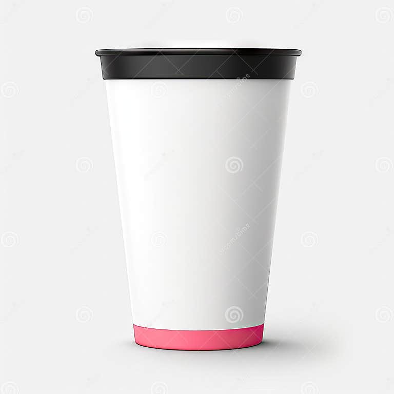 Minimalistic Animation of Plastic Cup AI Generated Stock Illustration ...