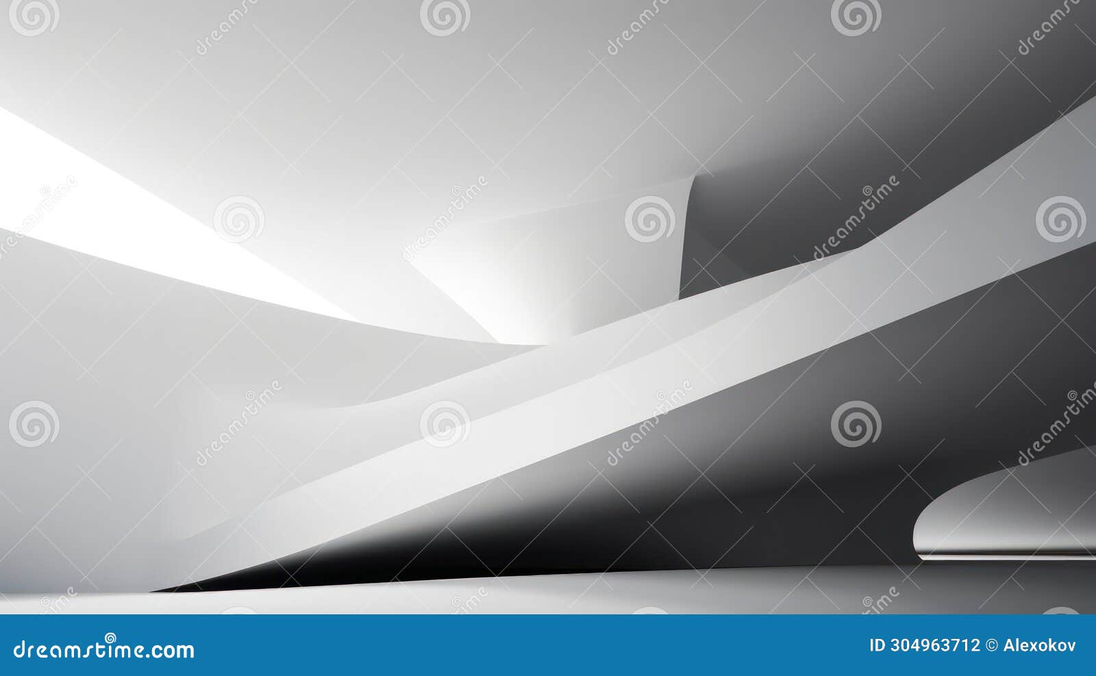 A Minimalistic Architectural Design Features Endless White Corridors ...