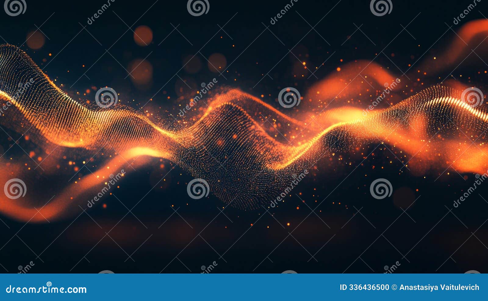 Minimalistic Audio Wave Patterns on a Dark Background Celebrating ...