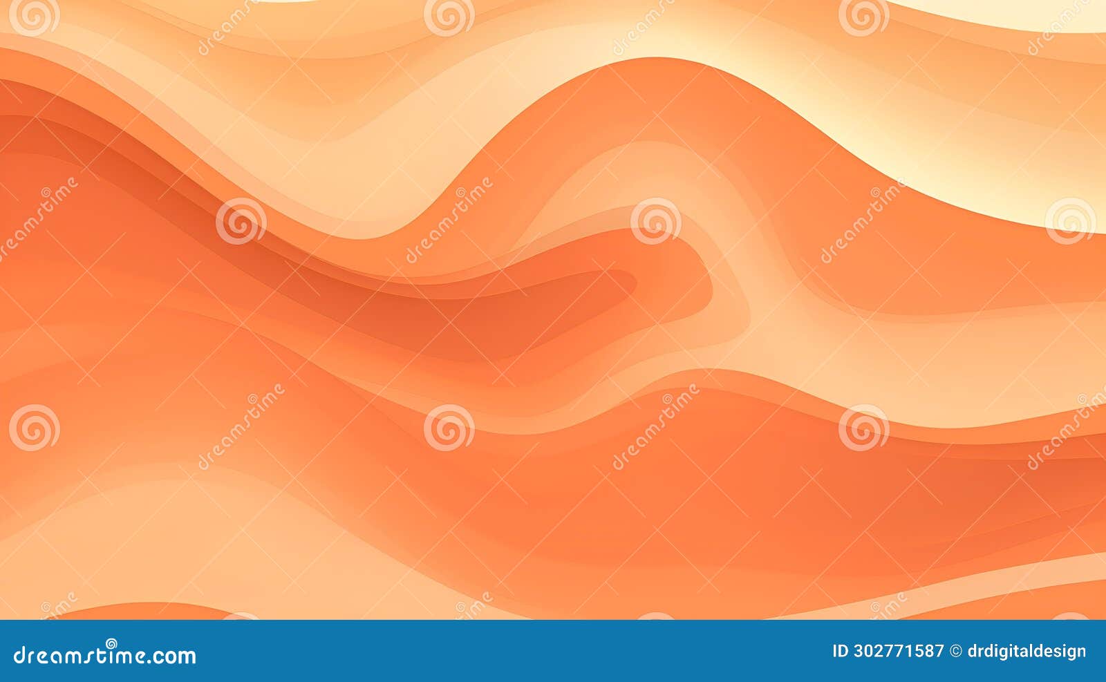Minimalistic Background of Abstract Waves in Light Orange Colors ...