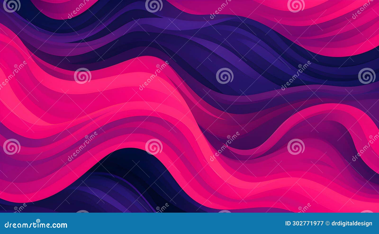 Minimalistic Background of Abstract Waves in Magenta Colors. Creative ...