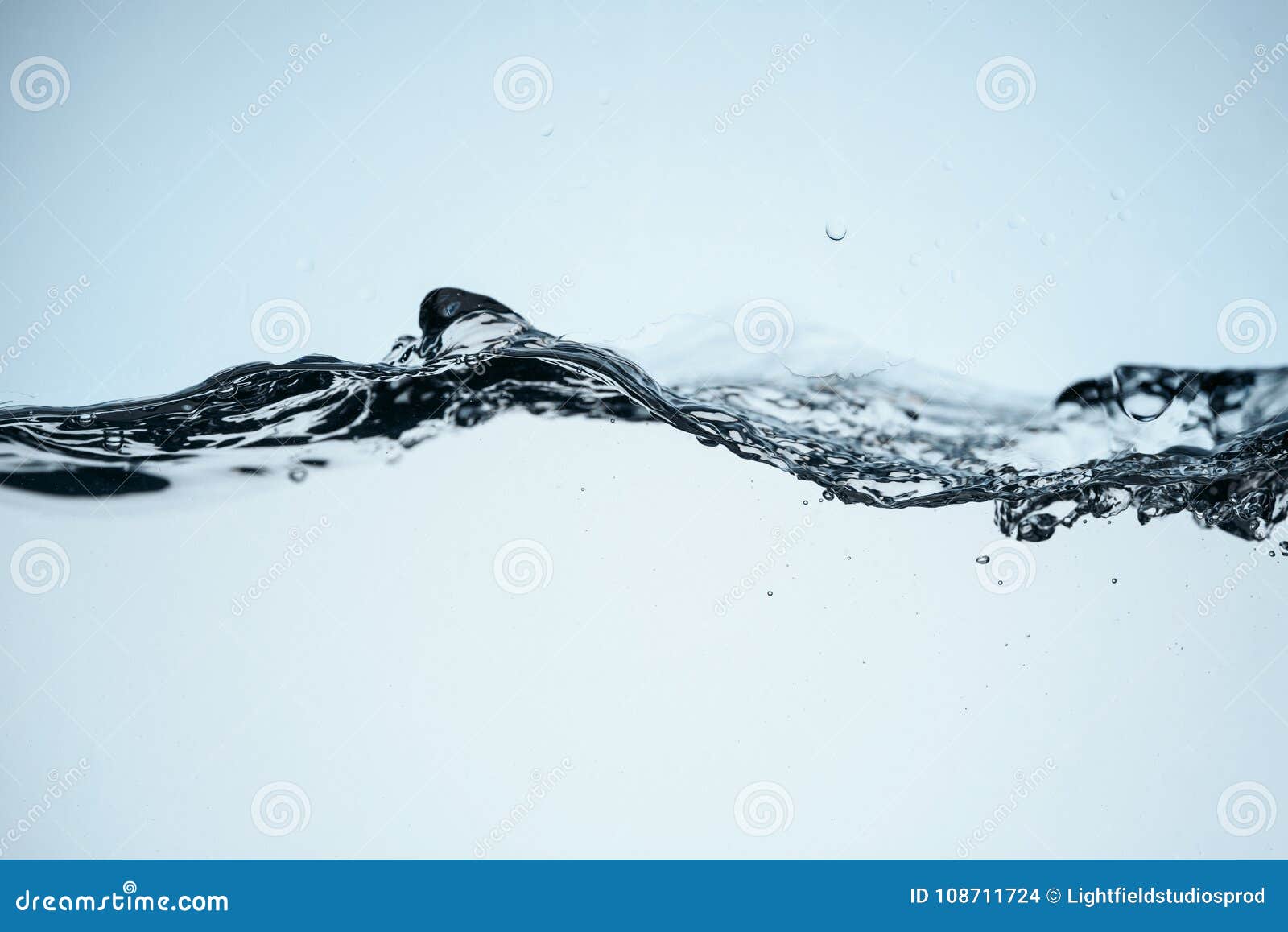 Minimalistic Background with Flowing Water Stock Photo - Image of ...