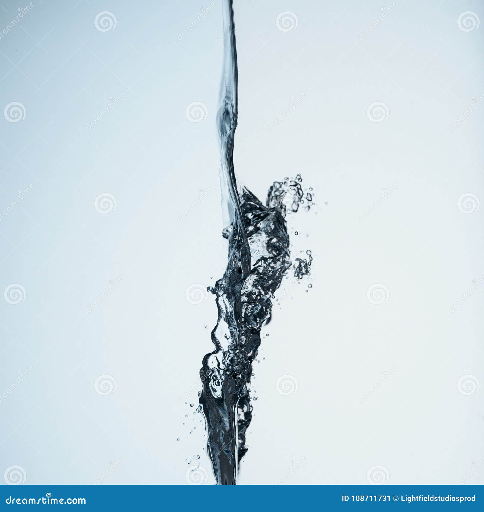 Minimalistic Background with Water Splash Stock Image - Image of liquid ...