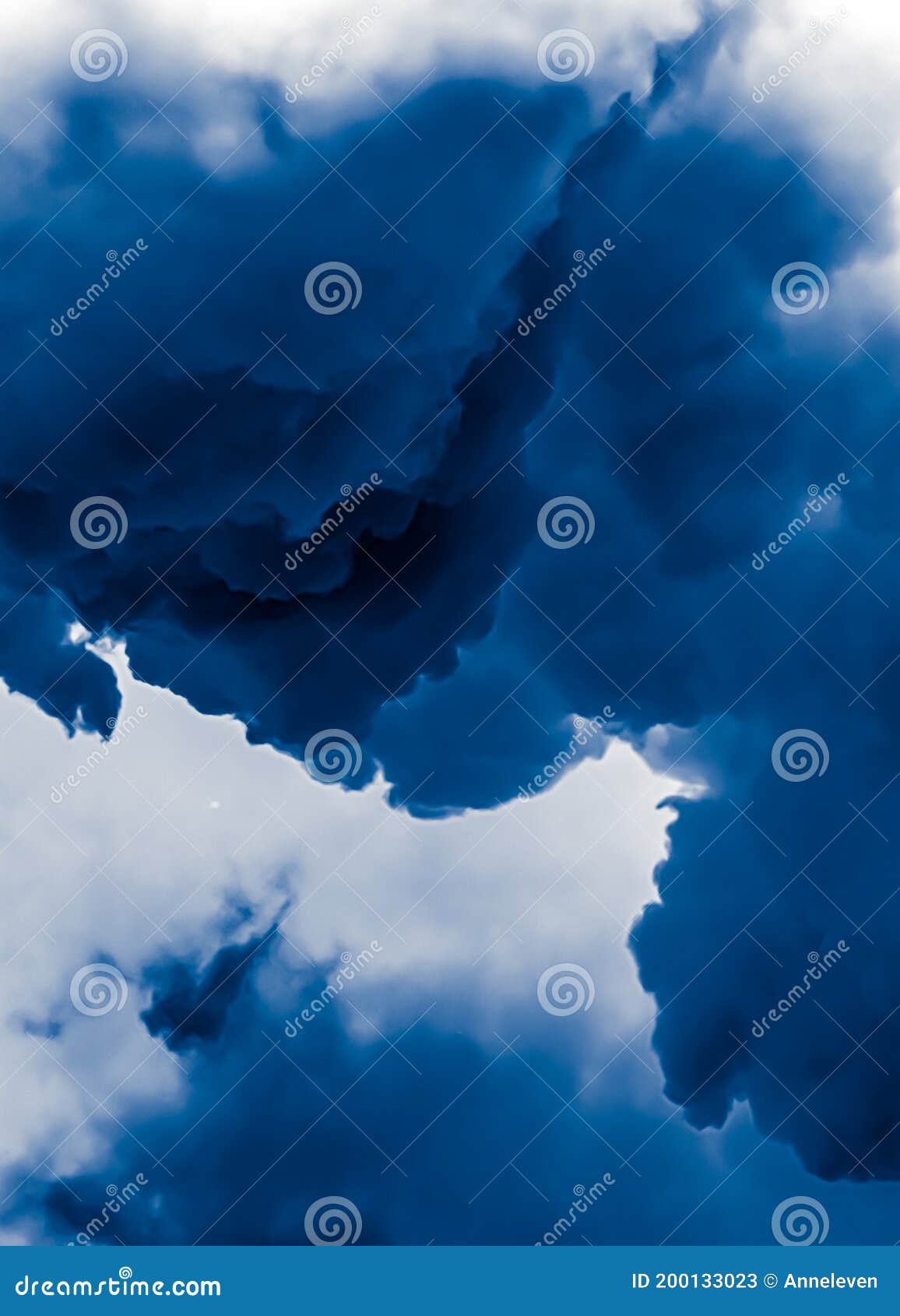 Minimalistic Blue Cloudy Background As Abstract Backdrop, Minimal ...