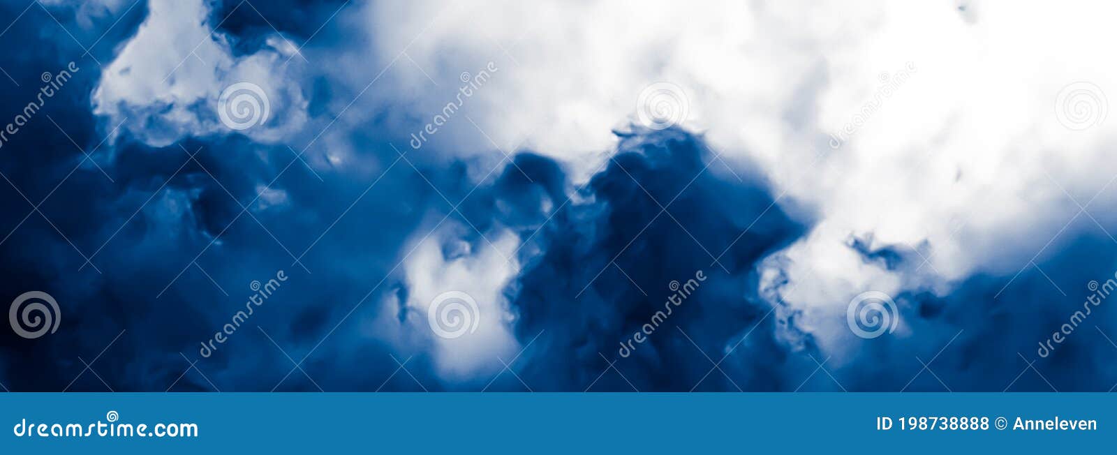 Minimalistic Blue Cloudy Background As Abstract Backdrop, Minimal ...