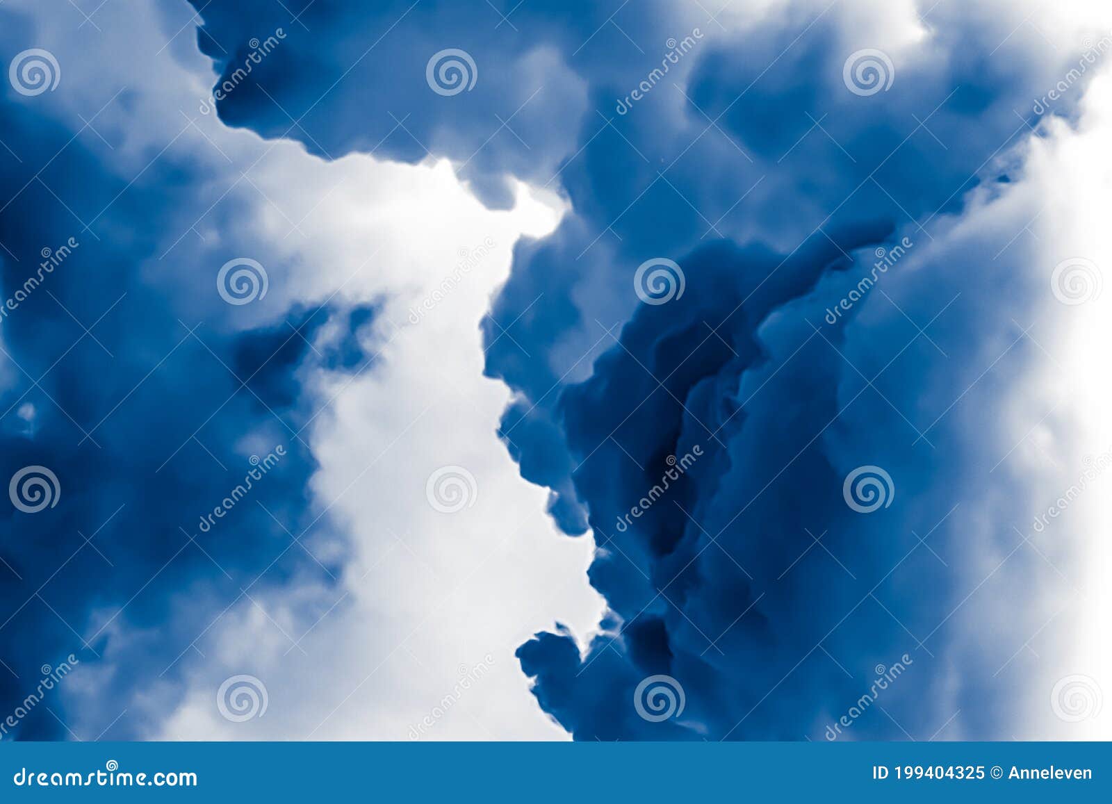Minimalistic Blue Cloudy Background As Abstract Backdrop, Minimal ...