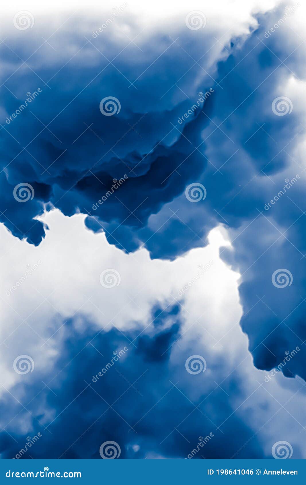 Minimalistic Blue Cloudy Background As Abstract Backdrop, Minimal ...