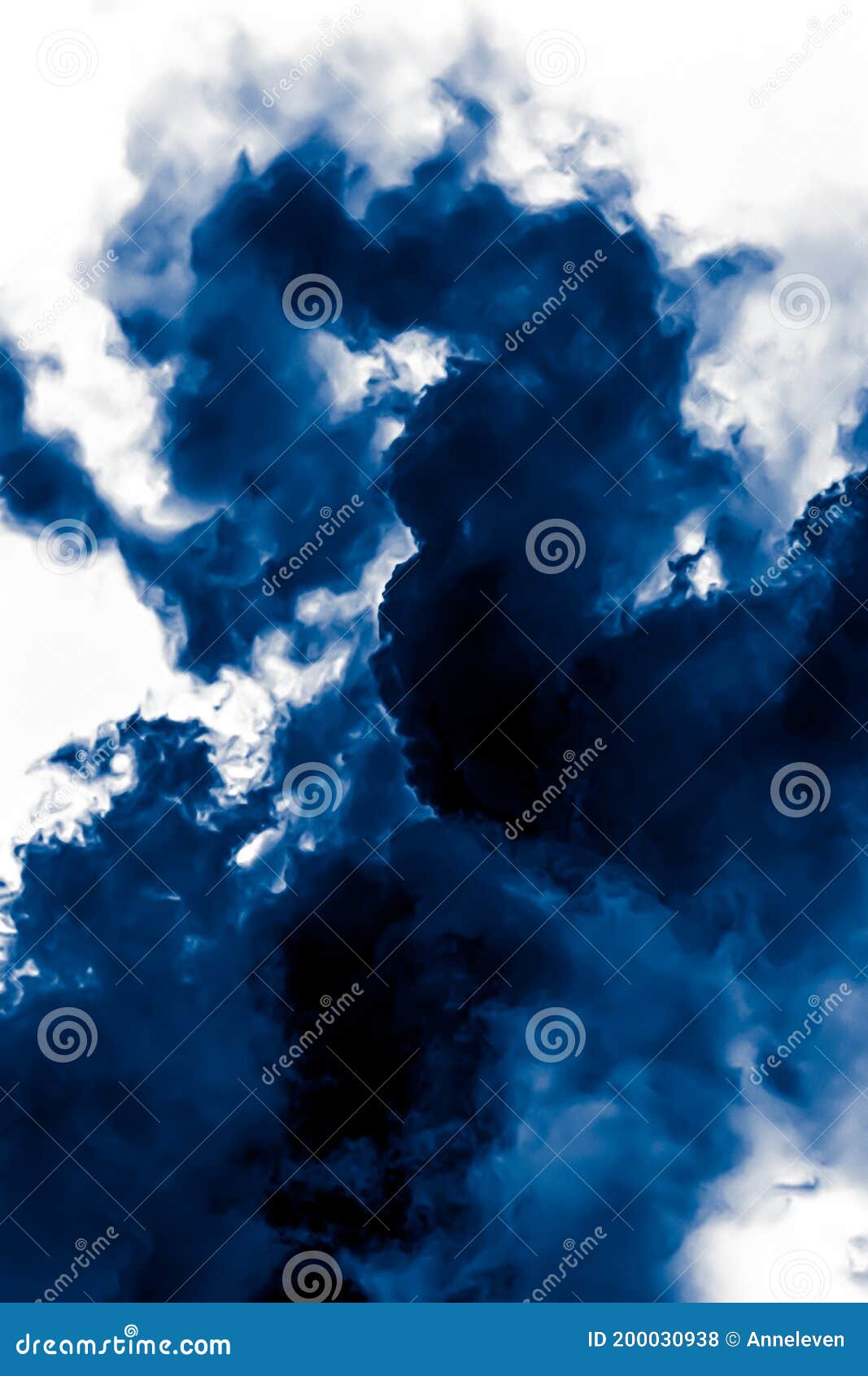 Minimalistic Blue Cloudy Background As Abstract Backdrop, Minimal ...