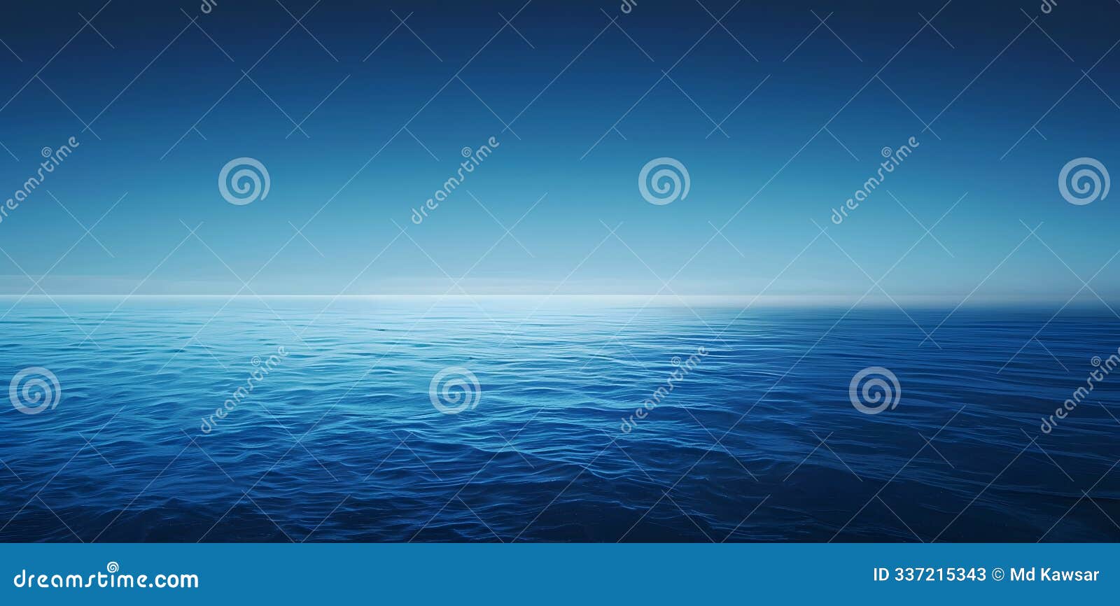Minimalistic Blue Ocean Gradient Background Stock Illustration ...